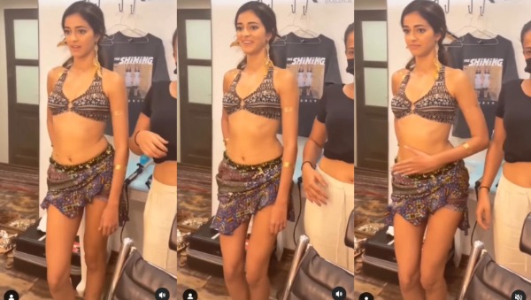 Ananya Pandey Video: અનન્યા પાંડેએ બેલી ડાંસ કરતાં ઉંચુ કરી દીધુ સ્કર્ટ, લોકોએ કરી ટ્રોલ ...