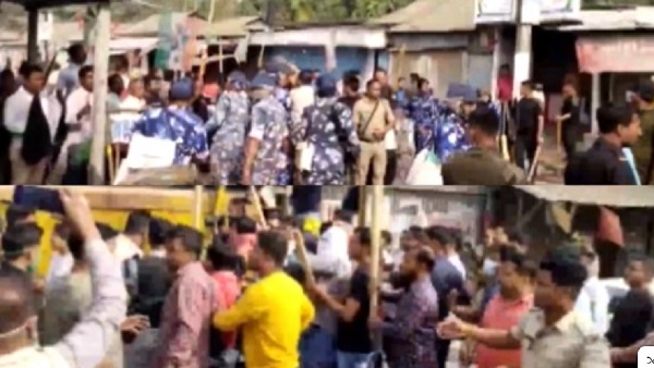 TMC કાર્યકર્તાઓએ કેન્દ્રિય મંત્રી નિશીથ પ્રમાણિકના કાફલા પર કર્યો ...