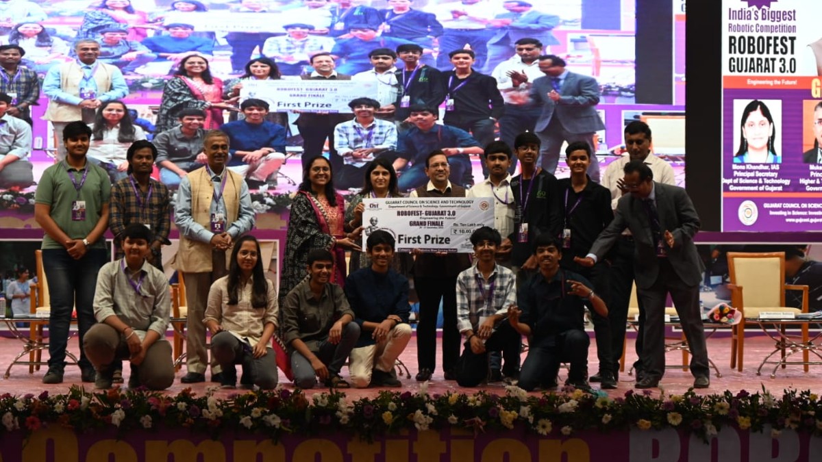 ભારતના સૌથી મોટા રોબોફેસ્ટ-ગુજરાત 3.0 ની ગ્રાન્ડ ફિનાલે અમદાવાદમાં સાયન્સ સિટી ખાતે યોજાઈ | The ...